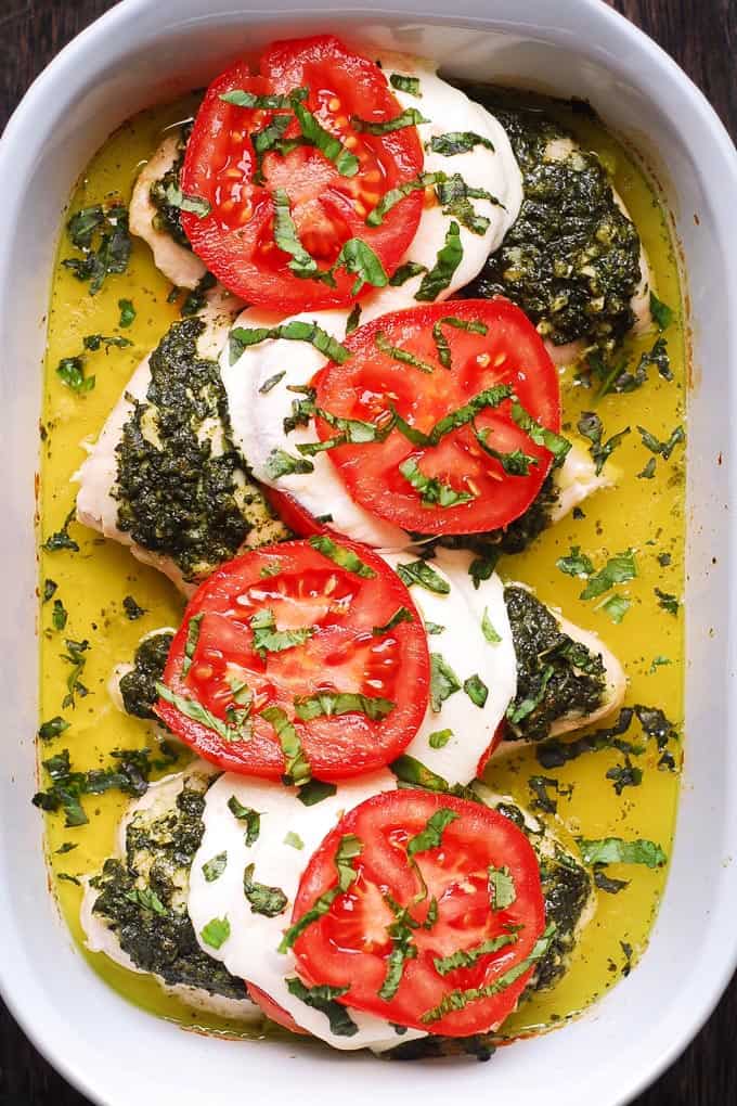 Carol's Chicken Pesto Bake – Boomers Forever Young