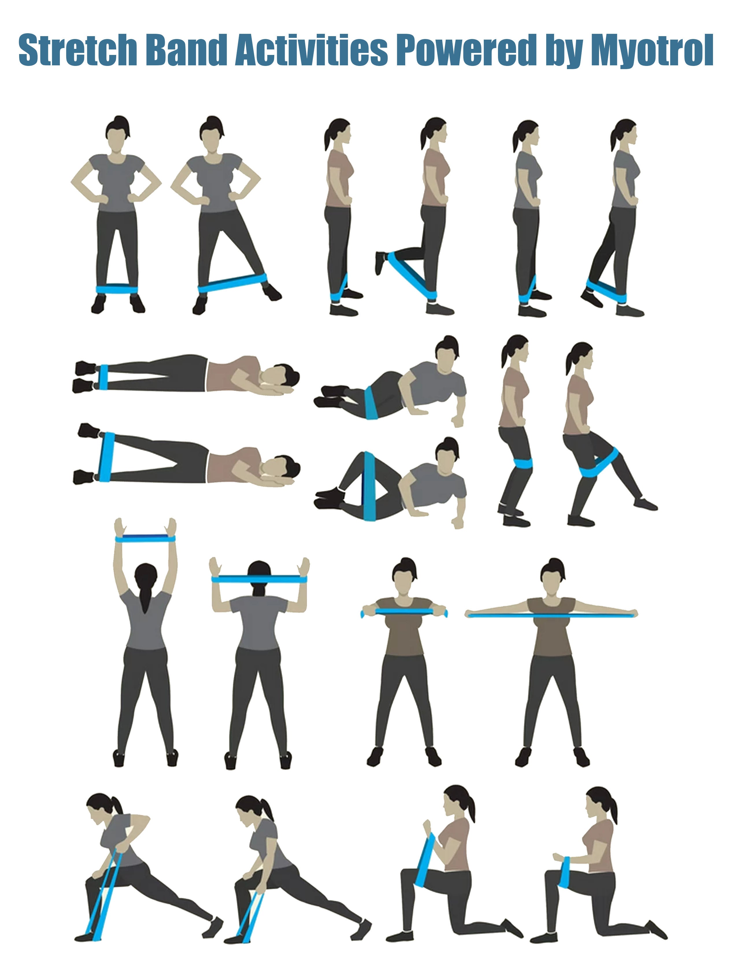 Stretch Band Exercise Chart – Boomers Forever Young