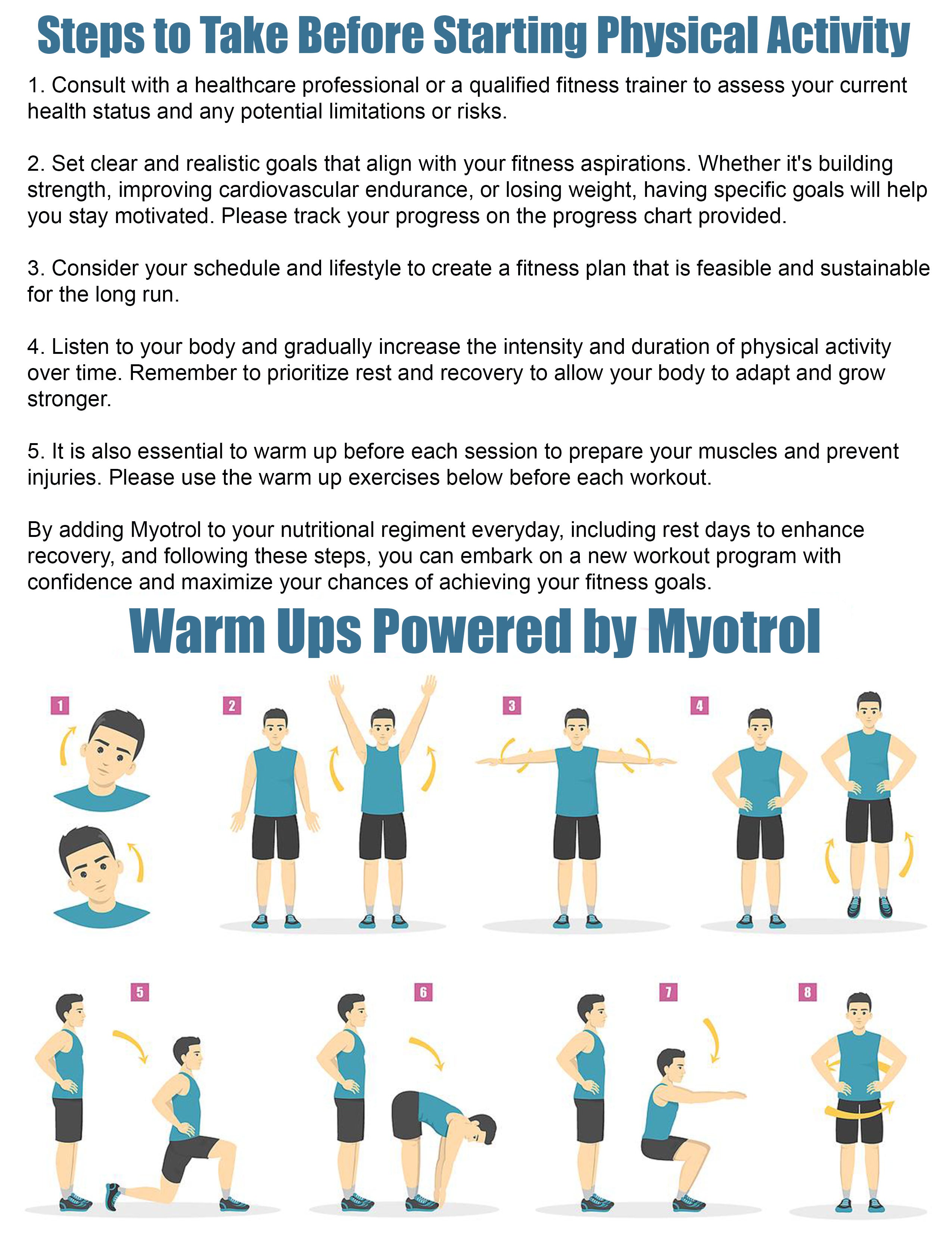 Steps to Take before Starting Physical Activity – Boomers Forever Young