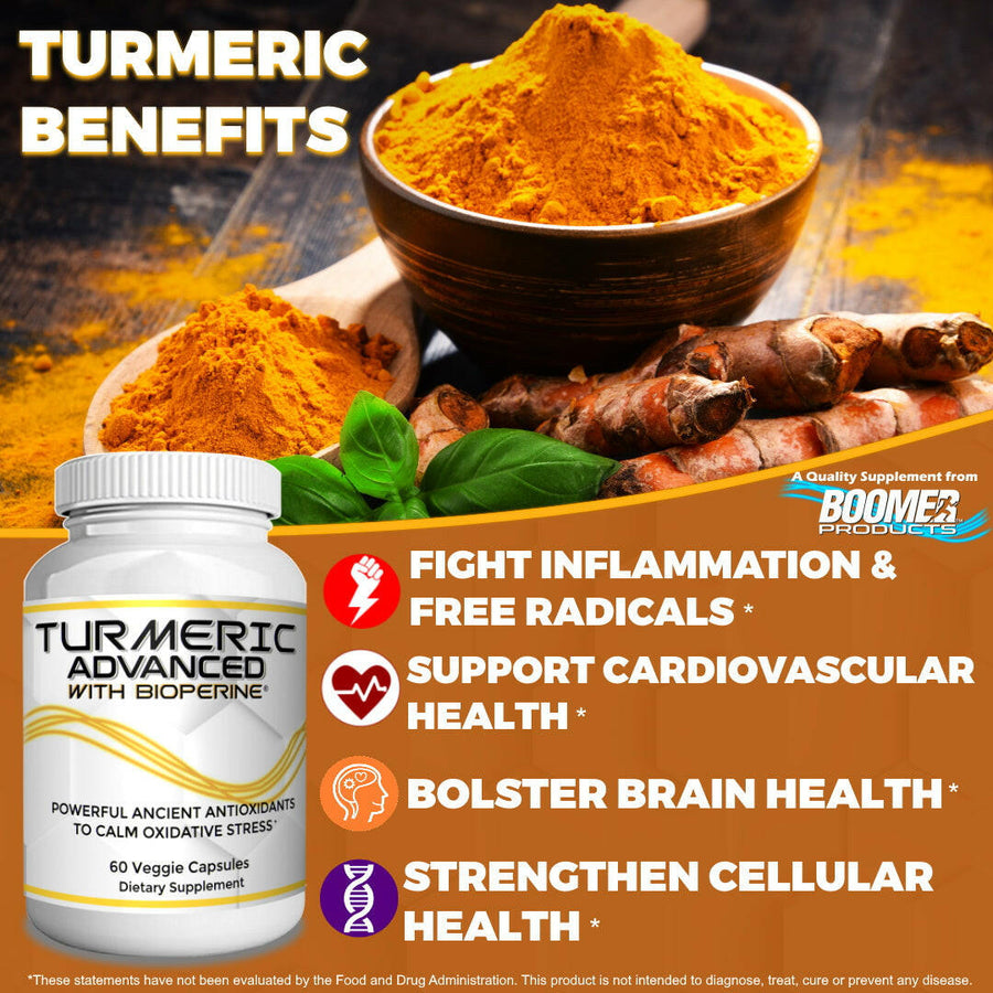 Turmeric Advanced with Bioperine – Boomers Forever Young