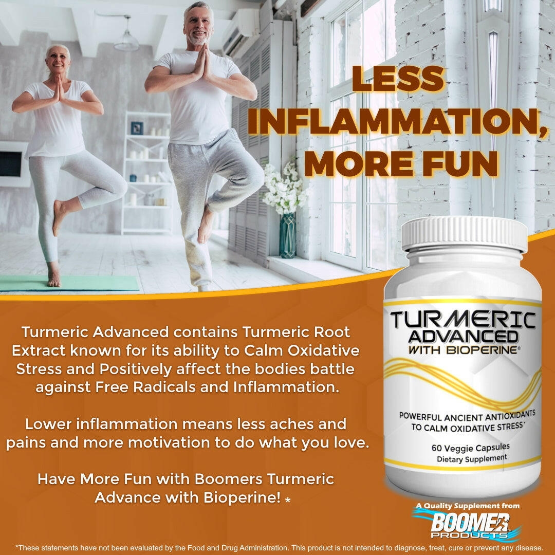 Turmeric Advanced with Bioperine – Boomers Forever Young